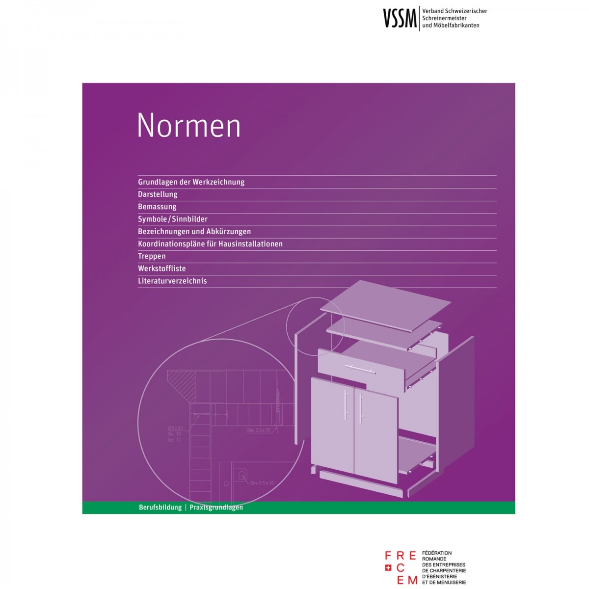 Normen für das Schreiner-Fachzeichnen